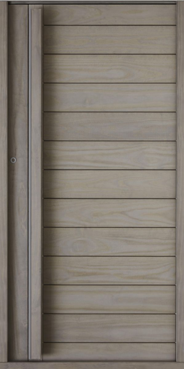 Porte d'entrée PERENNE Bois sur mesure - BEL'M