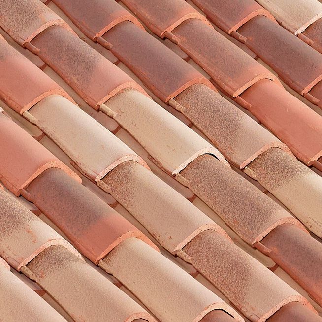 Tuile chapeau traditionnelle Canal'Trad 46 - terre cuite - rouge ...